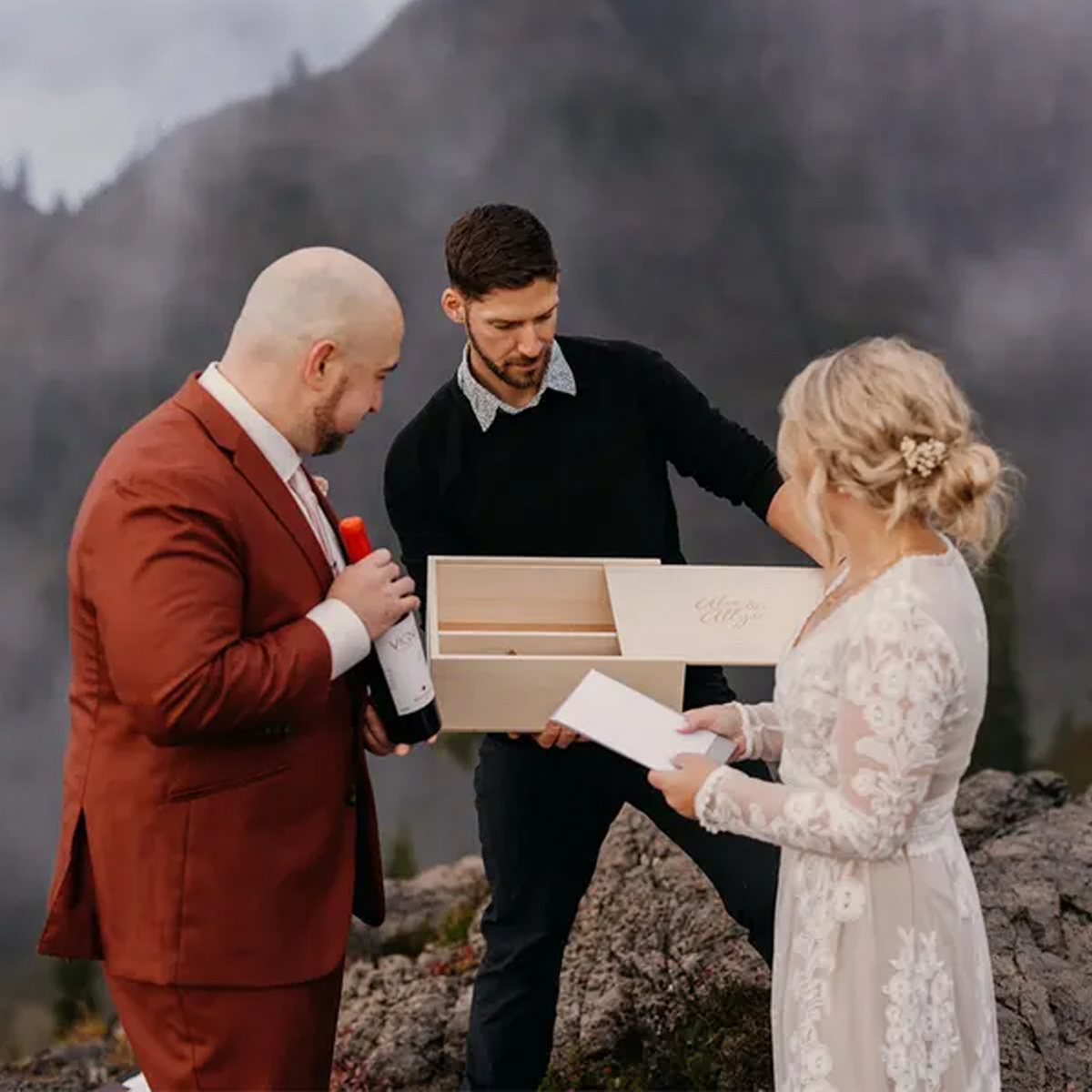 Wedding Ceremony Wine Box - The Stylist