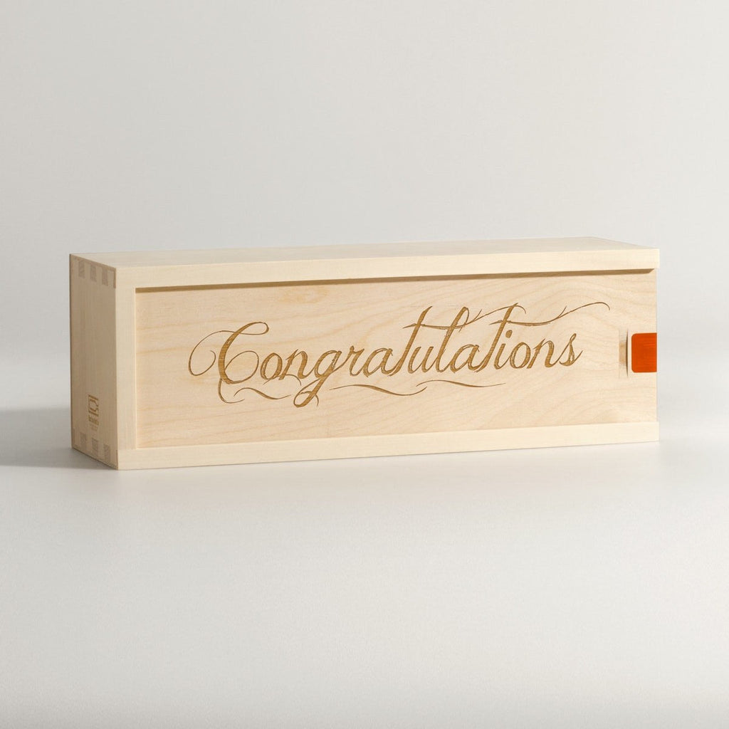 Congratulations Gift - Wine Box – Artificer Wood Works