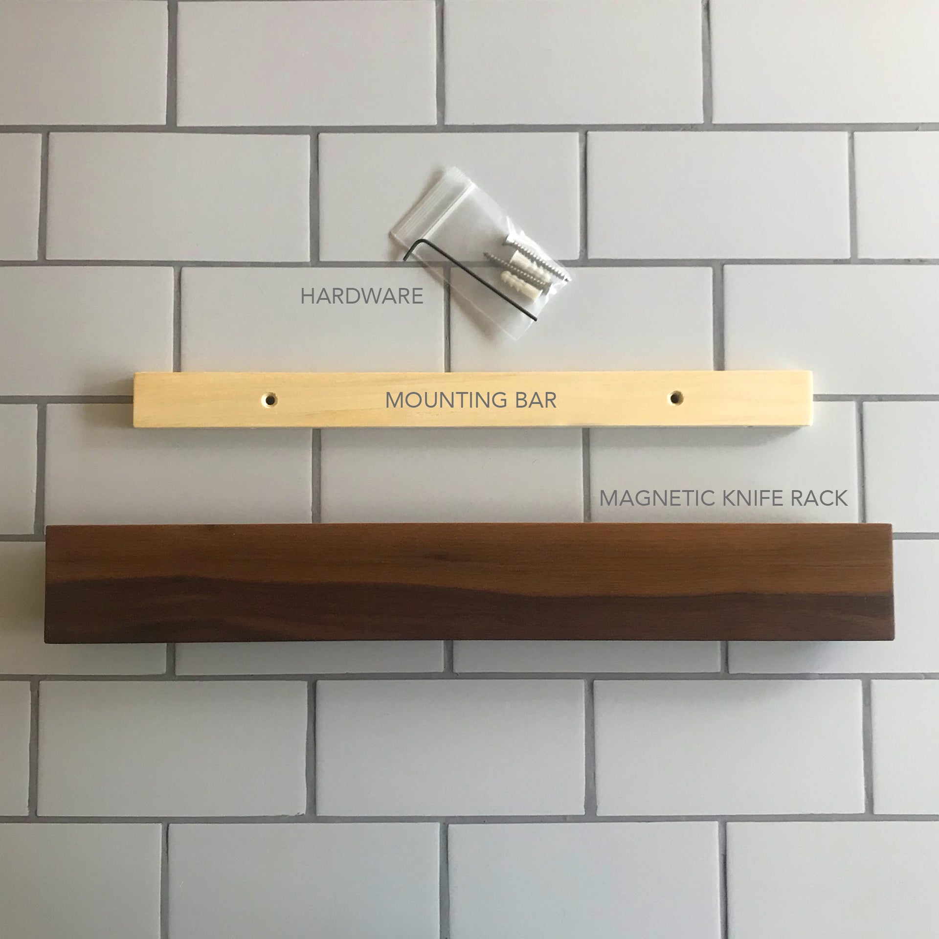 Handcrafted Magnetic Knife Racks