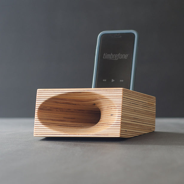 Timbrefone™ Passive Phone Amplifier | Artificer Wood Works
